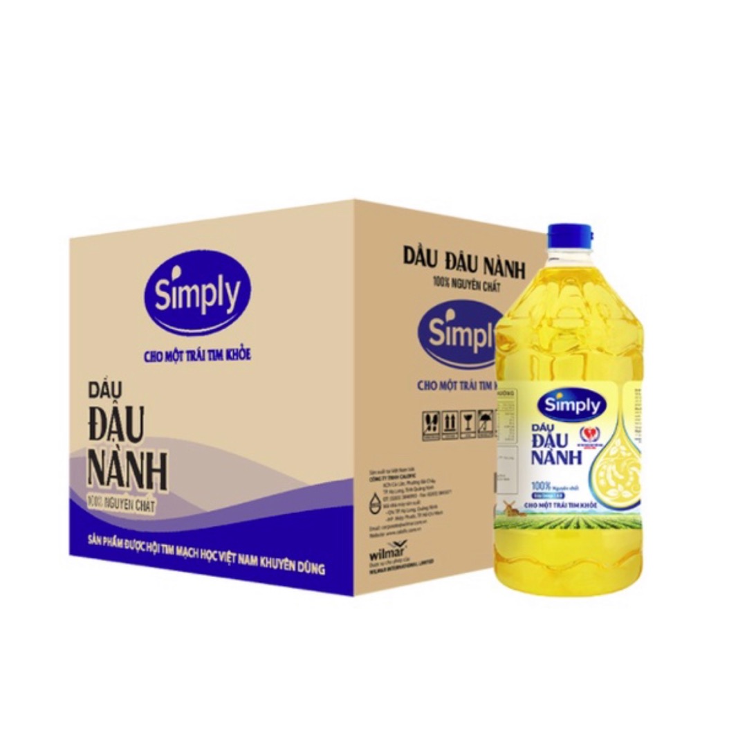 Dầu ăn Simply 2L x 6 chai - Nhà phân phối Minh Đăng
